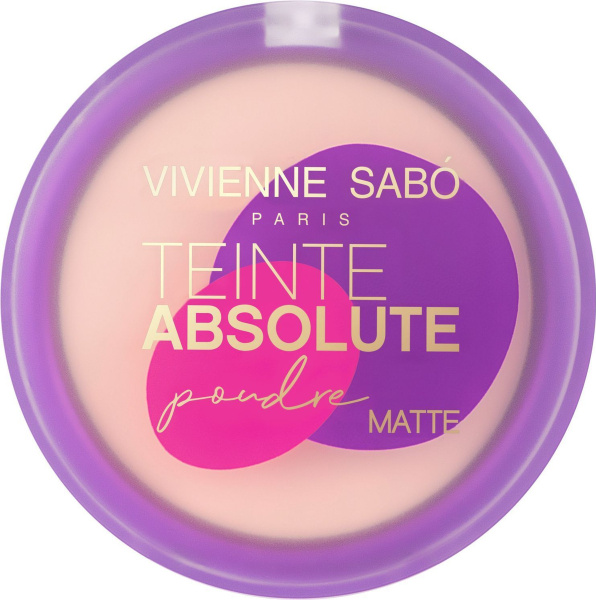 Vivienne Sabo Пудра компактная матирующая Teinte Absolute matte, тон 01, 6 г - купить с ...
