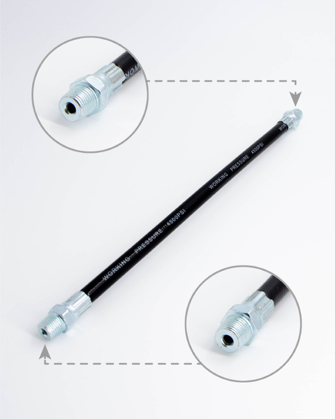 Шланг гибкий для шприца 250мм - купить с доставкой по выгодным ценам в ...