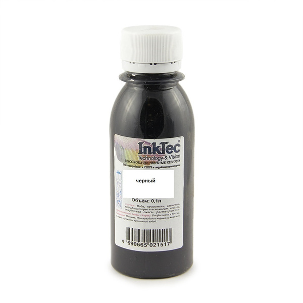 Чернила InkTec (E0010) для Epson R200/R270 (T0821), Черный цвет, 100 мл. купить на OZON по ...