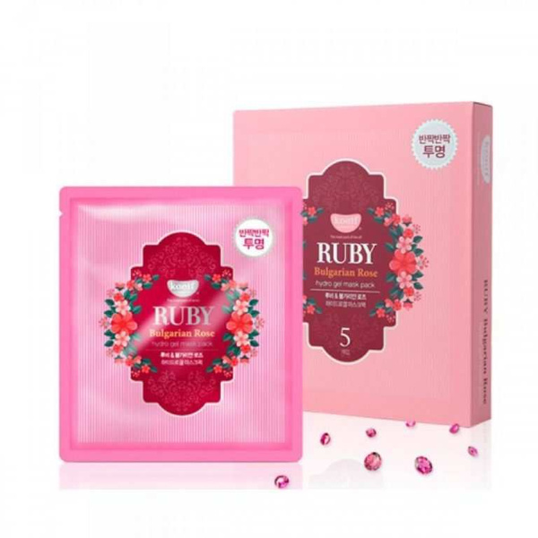 Ruby Маски для лица Ruby & Bulgarian Rose Hydrogel Mask Pack 5 штук купить на OZON по низкой ...
