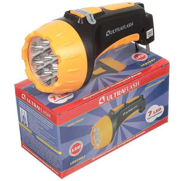 Ultraflash Ручной фонарь - купить с доставкой по выгодным ценам в интернет-магазине OZON (605908903)