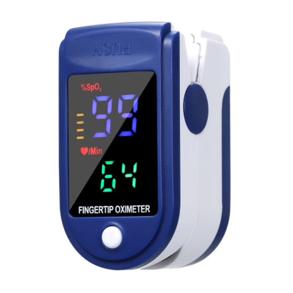 Пульсоксиметр на палец / ReatLi / Fingertip Pulse Oximeter LK87 / 2 в 1 ...
