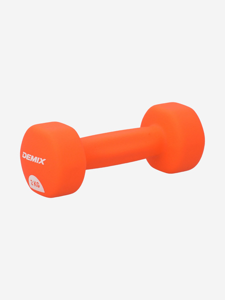 Гантели Demix 118852DMX, 1 шт. по 2 кг, оранжевый - купить по выгодным ...