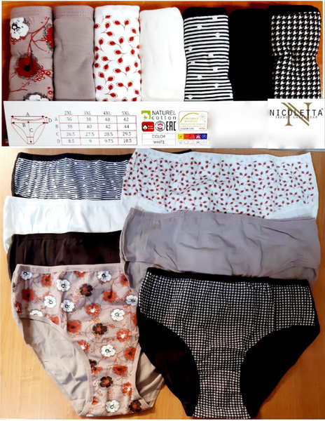 Комплект трусов бикини, треугольник NICOLETTA the luxury lingerie, 7 шт ...