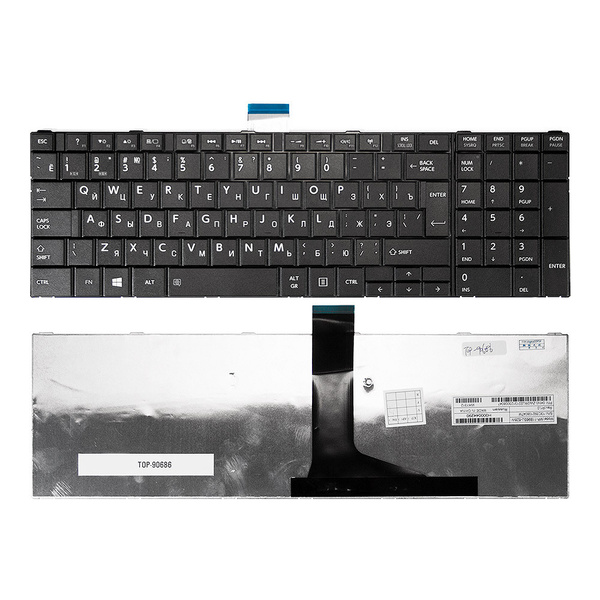Клавиатура для ноутбука Toshiba C850, L850, P850 Series. Г-образный ...