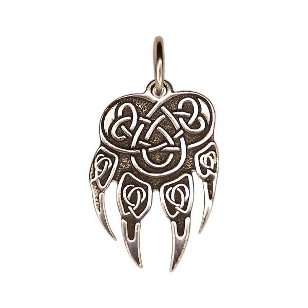 Славянский оберег "Печать Велеса (Лапа волка)", 4 г, 26х18 мм. Первый ...