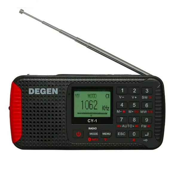 Радиоприемник Degen CY-1 black туристический купить по низкой цене с ...