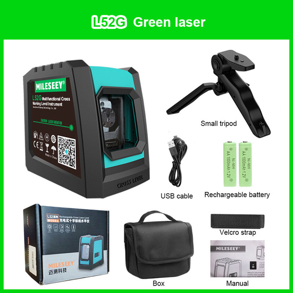 Mileseey Green Laser Level nivel лазерный нивелир профессиональный ...
