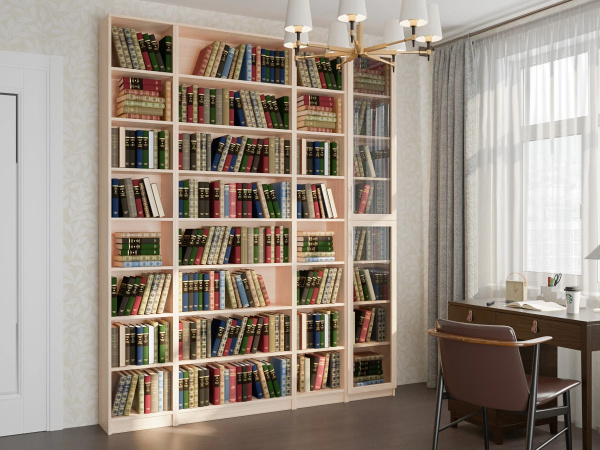 Шкаф книжный Шкаф книжный_9744130_Нет бренда, 170x30x220 см - купить по ...
