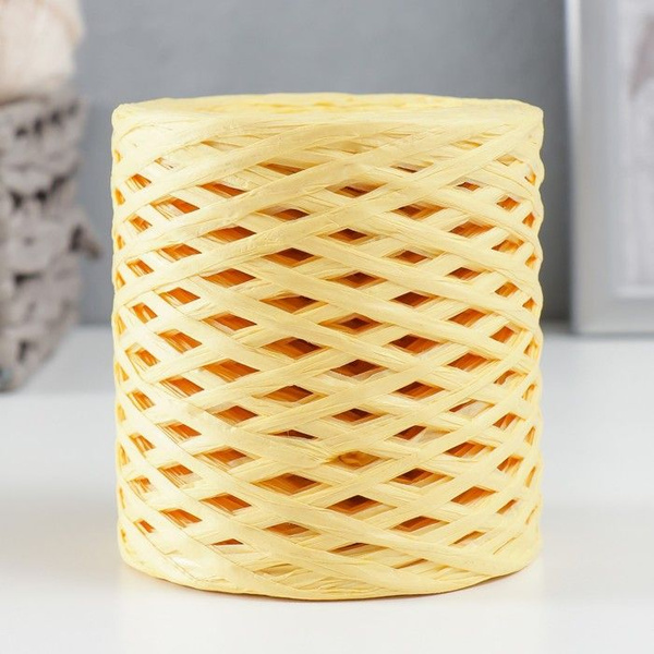 Пряжа для декоративного вязания "Softino Raffia Color" ленточная ...
