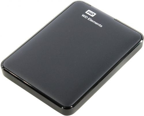 Western Digital 1 ТБ Внешний жесткий диск (WDBUZG0010BBK-WESN), черный ...