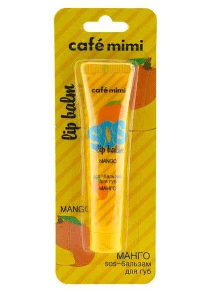 Cafe Mimi SOS-бальзам для губ МАНГО, 15 мл 2 шт - купить с доставкой по ...