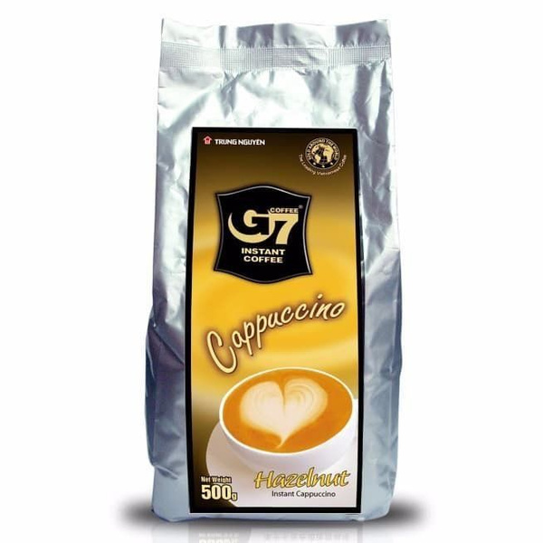 Вьетнамский растворимый кофе 3 в 1 G7 Капучино Лесной орех (Hazelnut ...