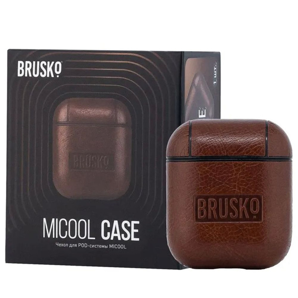 Чехол из полиуретановой кожи к многоразовой электронной системе BRUSKO ZQ MICOOL (тёмно ...