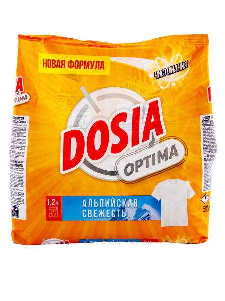 Порошок стиральный DOSIA OPTIMA COLOR 1,2 кг - купить с доставкой по ...