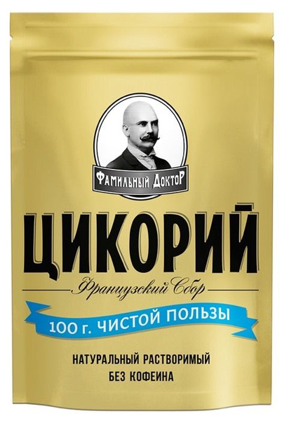 Цикорий натуральный растворимый Фамильный доктор "Французский сбор" 100 ...