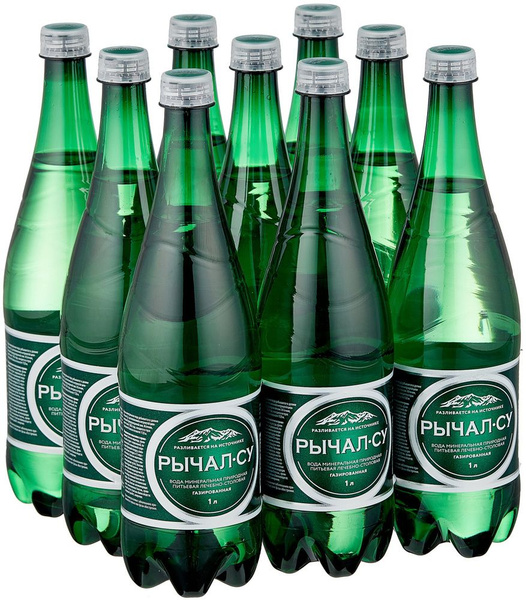 Вода минеральная "Рычал-Су" 1 л. х 9 шт. в упак. купить на OZON по ...