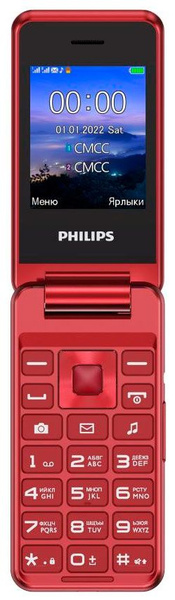 Мобильный телефон Philips Xenium E2601 красный, красный - купить по выгодной цене в интернет ...