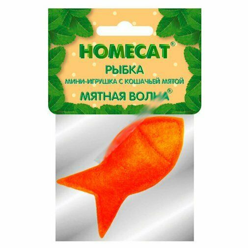 HOMECAT 5 см игрушка для кошек рыбка мини с кошачьей мятой купить на ...