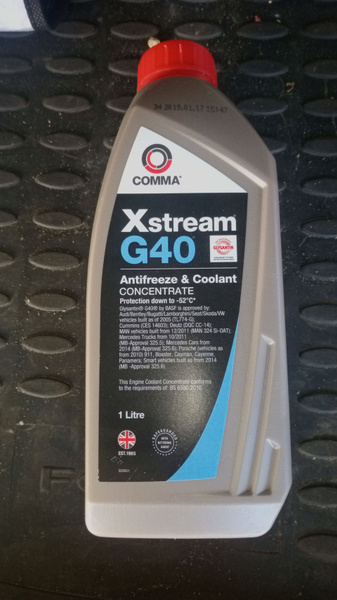 Антифриз Comma концентрат G12++ XSTREAM G40 ANTIFREEZE COOLANT ...