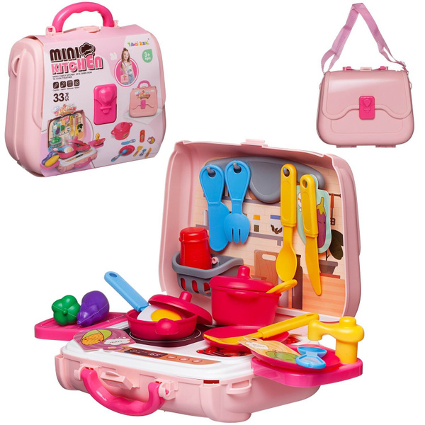 Кухня детская Junfa Сумочка-трансформер, с аксессуарами (WK-23382) купить на OZON по низкой цене ...