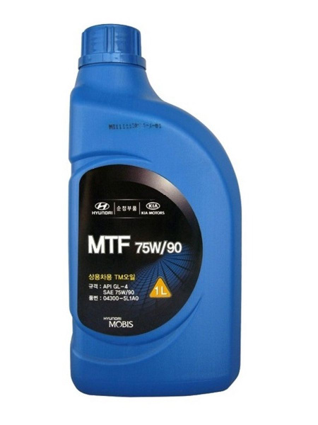 Масло трансмиссионное HYUNDAI/KIA MTF 75W90 синтетическое 1 л ...