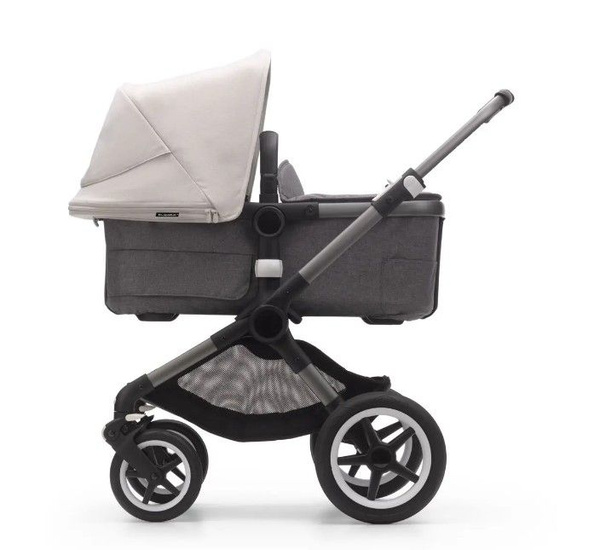 Коляска Bugaboo Fox 3 Grey/Grey melange/Misty White (белый капор) - купить с доставкой по ...