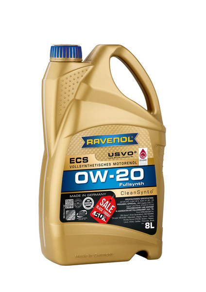 Масло моторное RAVENOL 0W-20 Синтетическое - купить в интернет-магазине OZON (810582099)