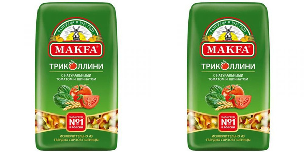 Makfa Макаронные изделия Триколлини, свитки, 450 г, 2 шт купить на OZON по низкой цене (1897194970)
