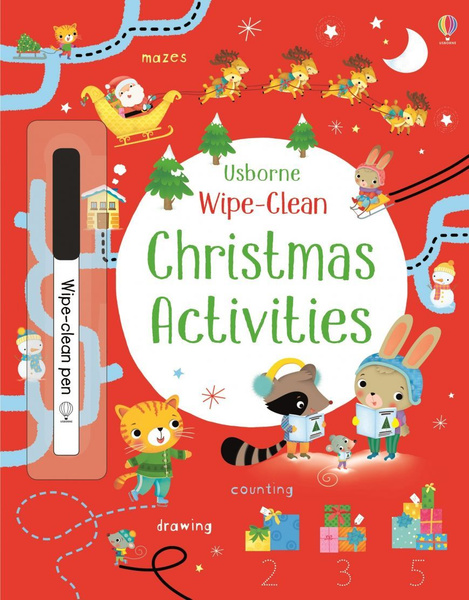 Usborne Wipe-Clean Christmas Activities - купить с доставкой по ...