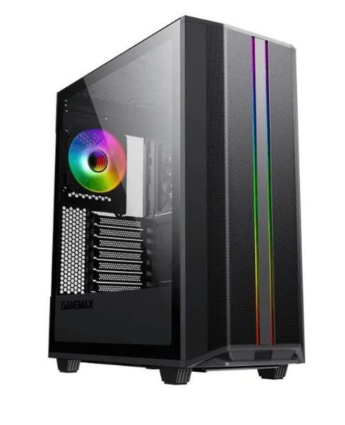 Корпус для пк игровой, GameMax Precision COC Black (T808), atx, micro ...
