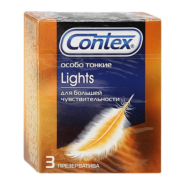 Презервативы Contex Lights N 3, 1 уп - купить с доставкой по выгодным ценам в интернет-магазине ...