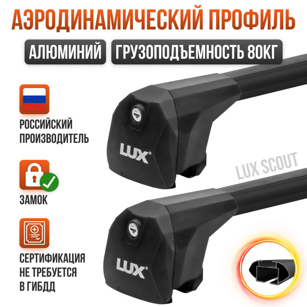 Характеристики Багажник на крышу LUX SCOUT для Citroen C4 Aircross ...