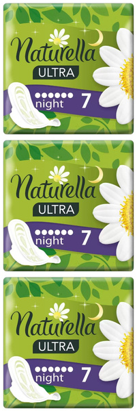 Naturella Прокладки гигиенические Ultra Night Ромашка, Ночные, 7 шт/уп ...