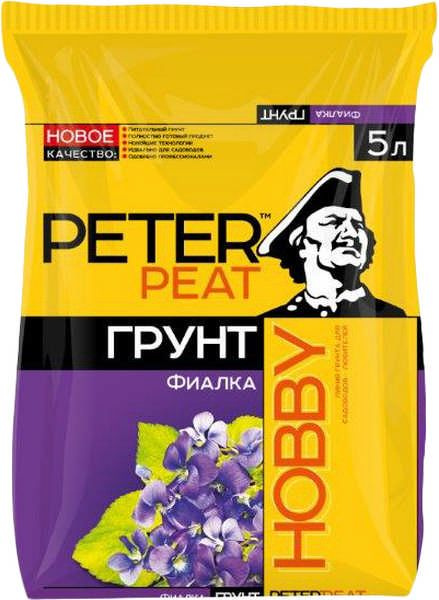 Грунт Питер Пит Фиалка Хобби 5л - купить по низкой цене в интернет ...