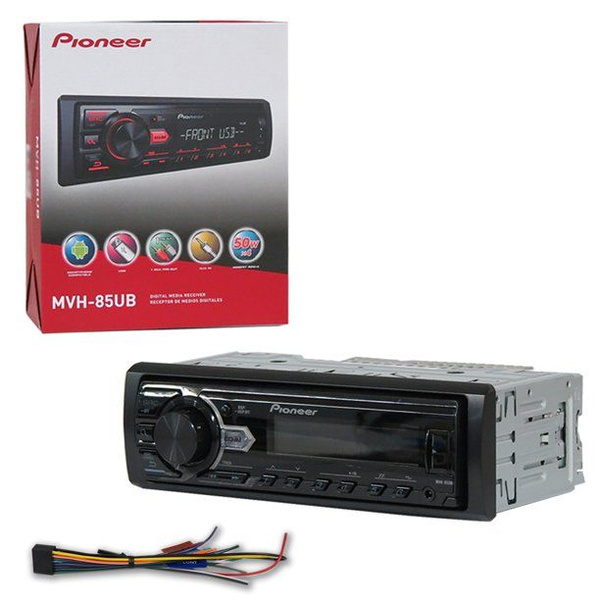 Автомагнитола,магнитола для авто Pioneer MVH-85UB 1RCA/USB/FLAC ...