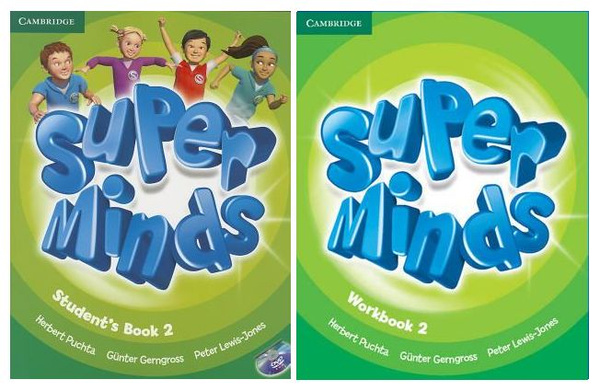 Super Minds Level 2: Student's book + Workbook + диск (старая версия ...