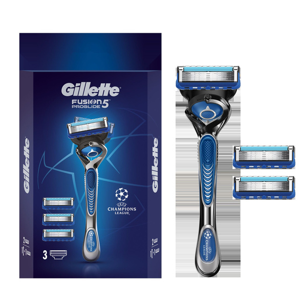 Мужская бритва 5 лезвий с триммером многоразовая Gillette Fusion5 ...