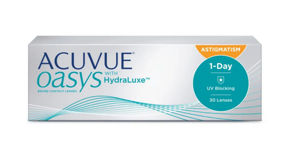Acuvue Oasys 1-day with hydraluxe for astigmatism (30 линз)/+1.25/-1.25 ...