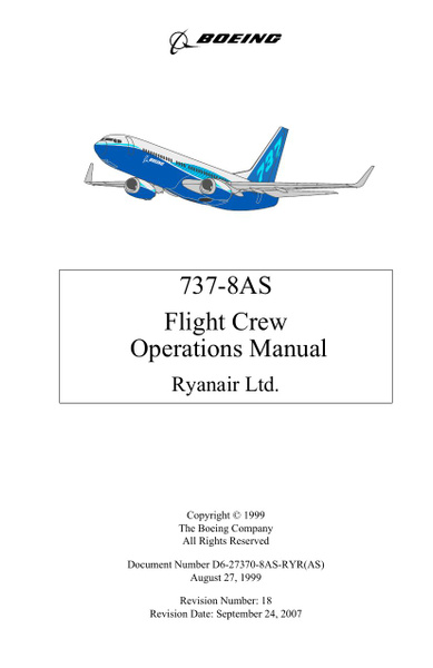 FCOM Boeing 737NG. РЛЭ для Boeing 737. На английском (ENG) - купить с ...