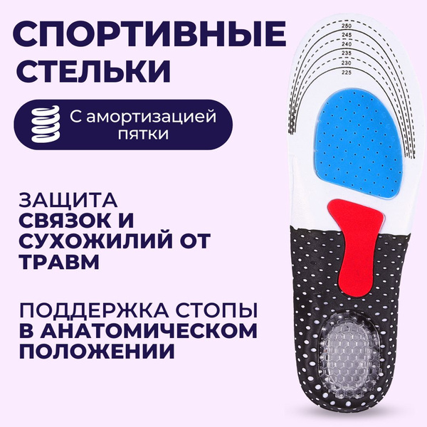INNORTO Стельки для обуви спортивные ортопедические при плоскостопии с ...