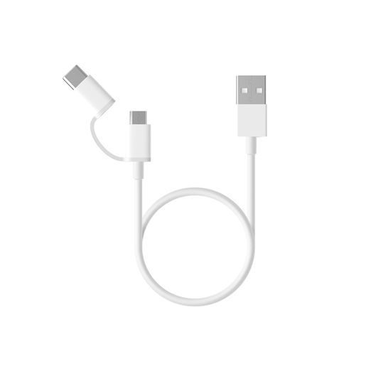 Кабель Usb Usb Type C Xiaomi 2 In 1 Usb Cable Micro Usb To Type C купить по низкой цене в