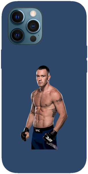 Чехол (накладка) Apple iPhone 12 Pro Max синий MMA, UFC - купить с ...