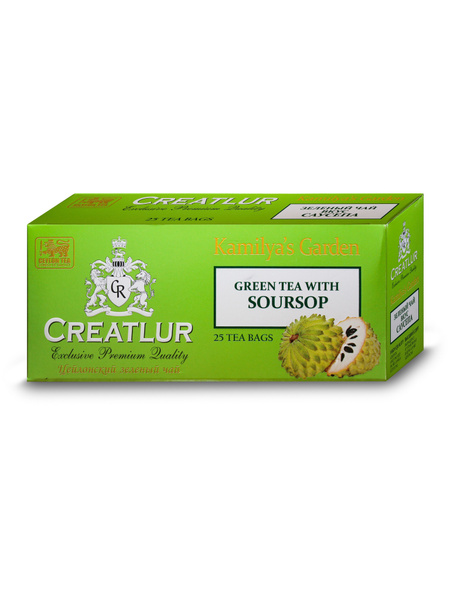 Зеленый чай CREATLUR Kamilya's Garden SOURSOP 25п x1 - купить с ...