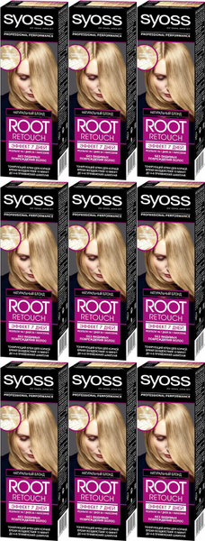 Крем тонирующий для волос Syoss Root Retouch Эффект 7 дней без ...