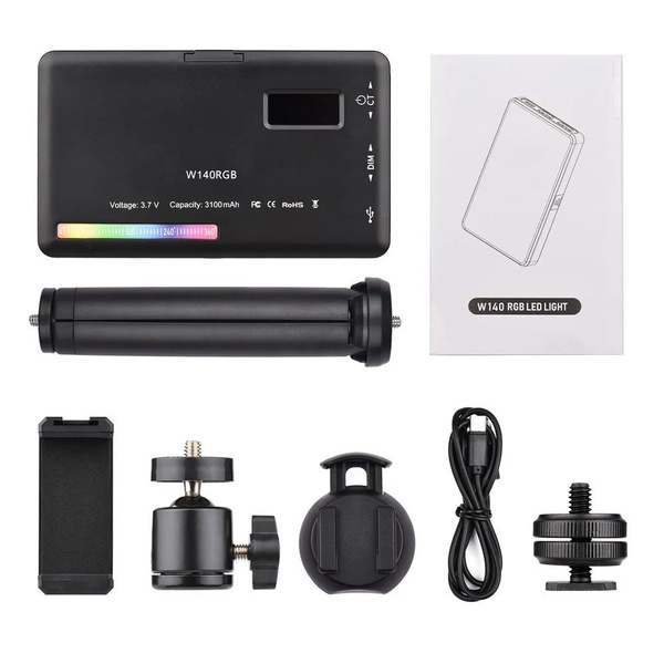 Видеосвет портативный W140 RGB LED / свет для фотостудии ...