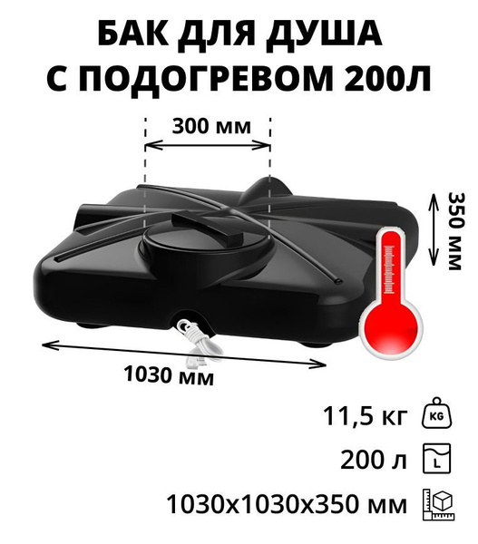 Душ садовый Polimer Group с_подогревом - купить по выгодным ценам в ...
