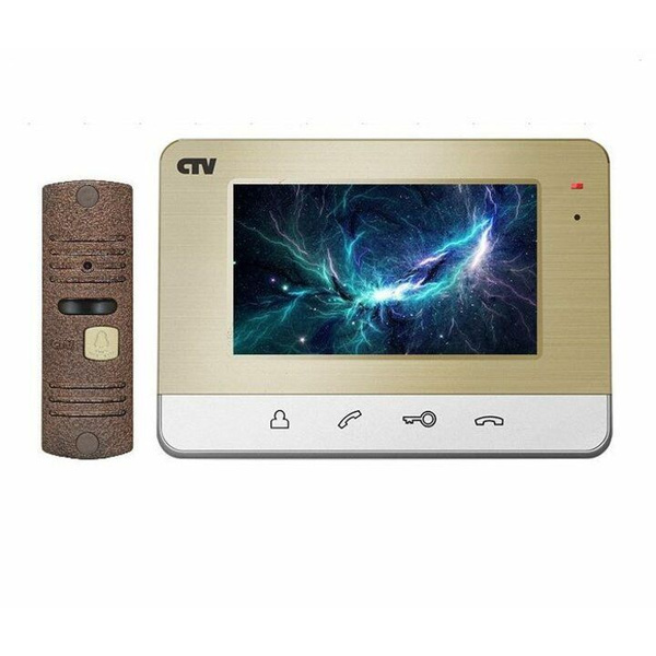 Видеодомофон CTV DP401 CH, 480x272 купить по низким ценам в интернет-магазине OZON (916641052)