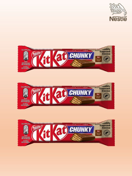 Батончик KitKat Chunky / Кит Кат Чанки , 40 г* 3 шт - купить с ...