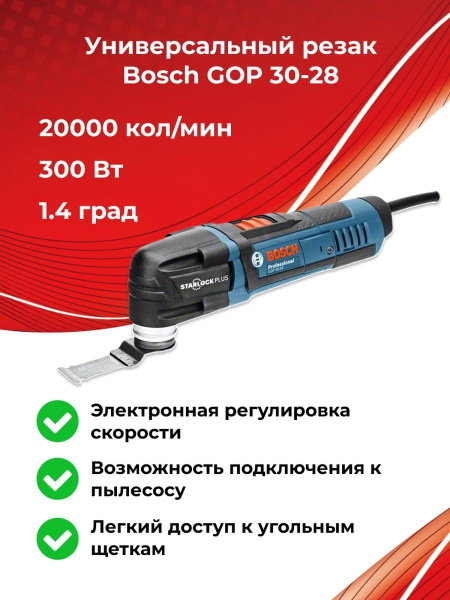 Сетевой реноватор Bosch GOP 30-28, 300Вт (0601237001) - купить с ...